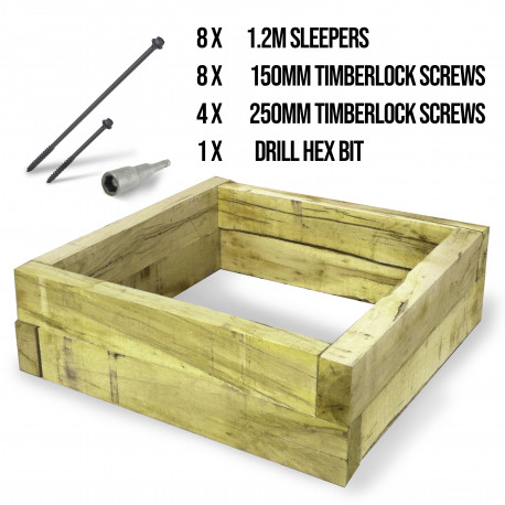 Build a Beautiful and Functional Fish Pond with Green Railway Sleeper ...